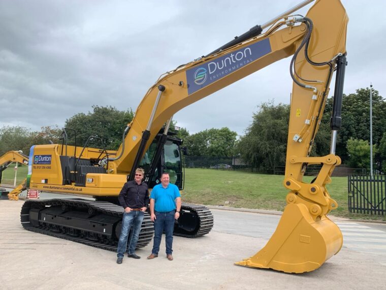 Dunton Acquires New Excavator – Dunton Environmental
