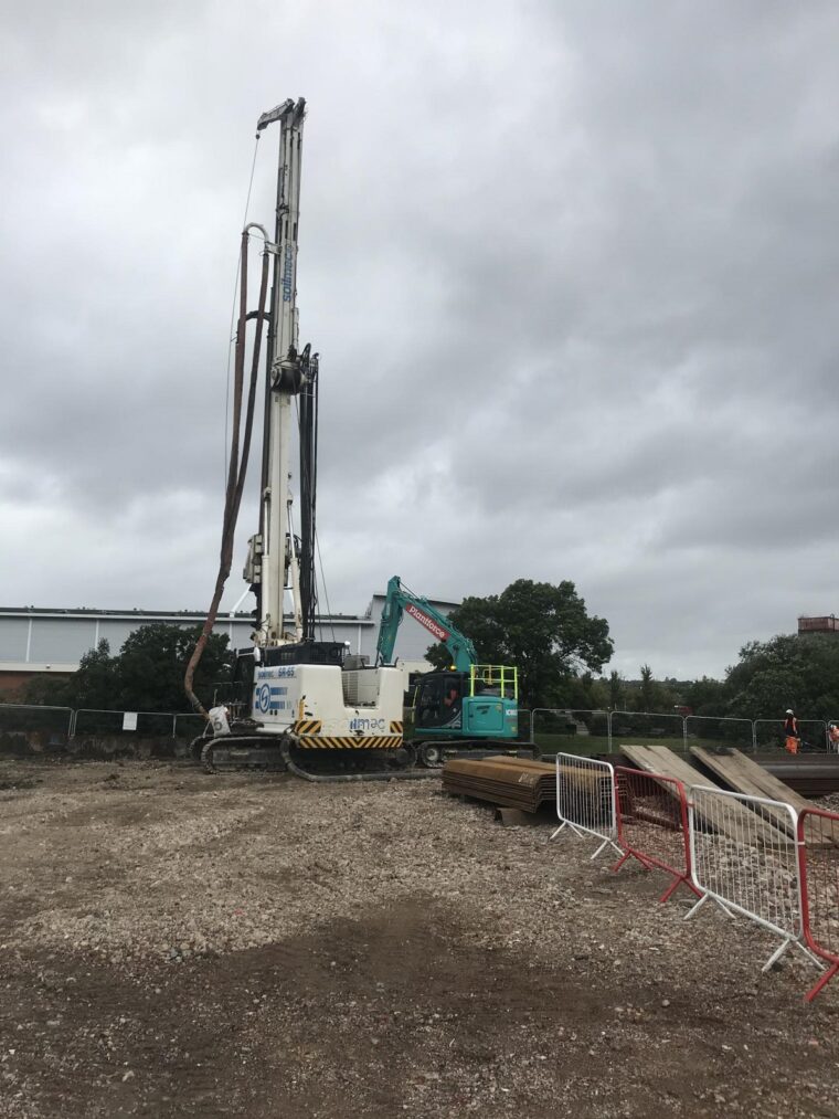 Piling works at Rotherham for Willmott Dixon - Photo Update - Dunton ...